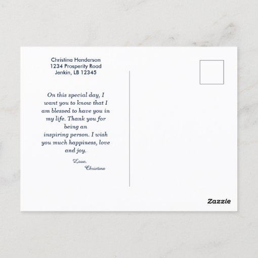 Happy Birthday Photo Custom Postcard | Zazzle