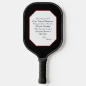 Happy Birthday Photo Family Personalize Pickleball Paddle | Zazzle