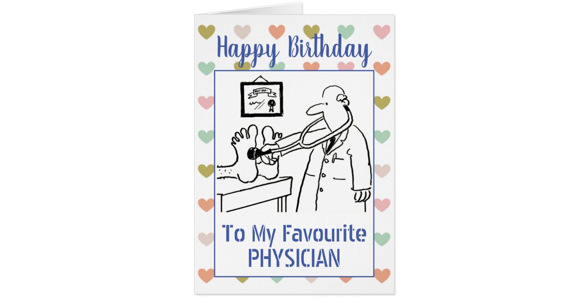 Happy Birthday Physician | Zazzle