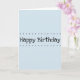 Happy Birthday Plain Design Card | Zazzle