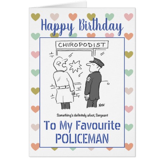 Happy Birthday Policeman | Zazzle.com