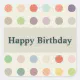 Happy Birthday Polka Dots Sticker | Zazzle