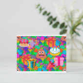 happy birthday poop emoji postcard | Zazzle