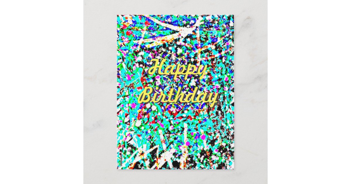 Happy Birthday Post Card | Zazzle