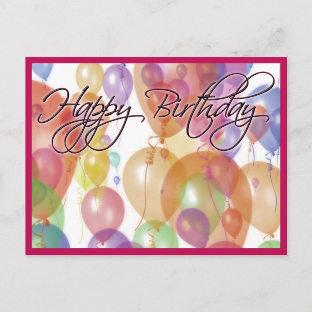 Happy Birthday Post Card | Zazzle