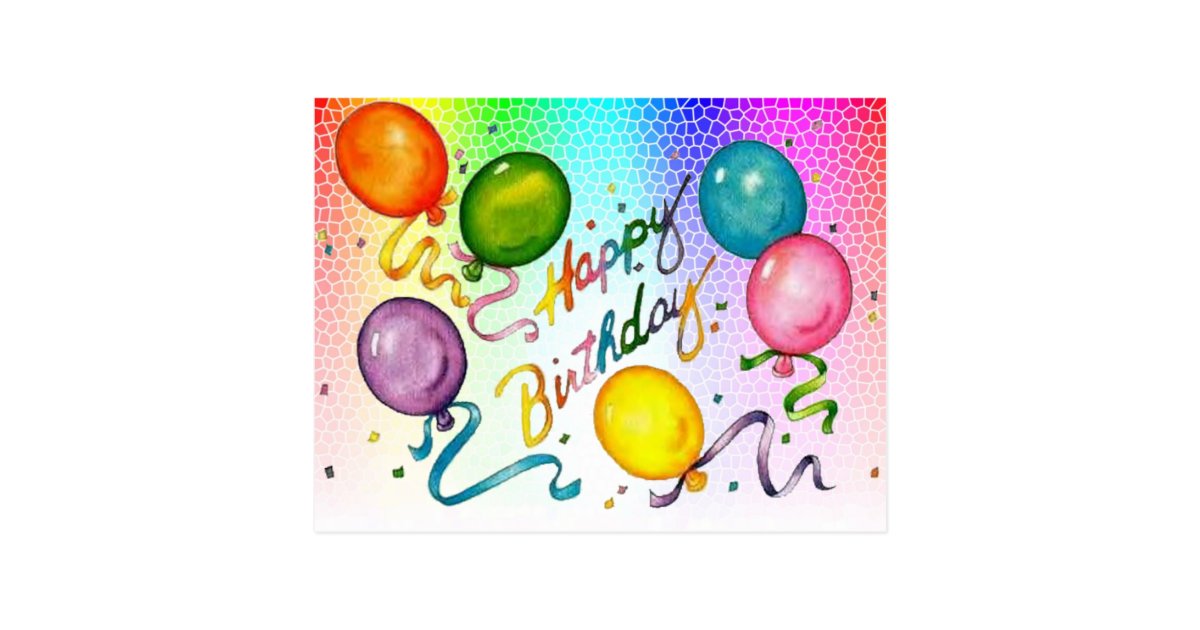 Happy Birthday - Postcard | Zazzle.com