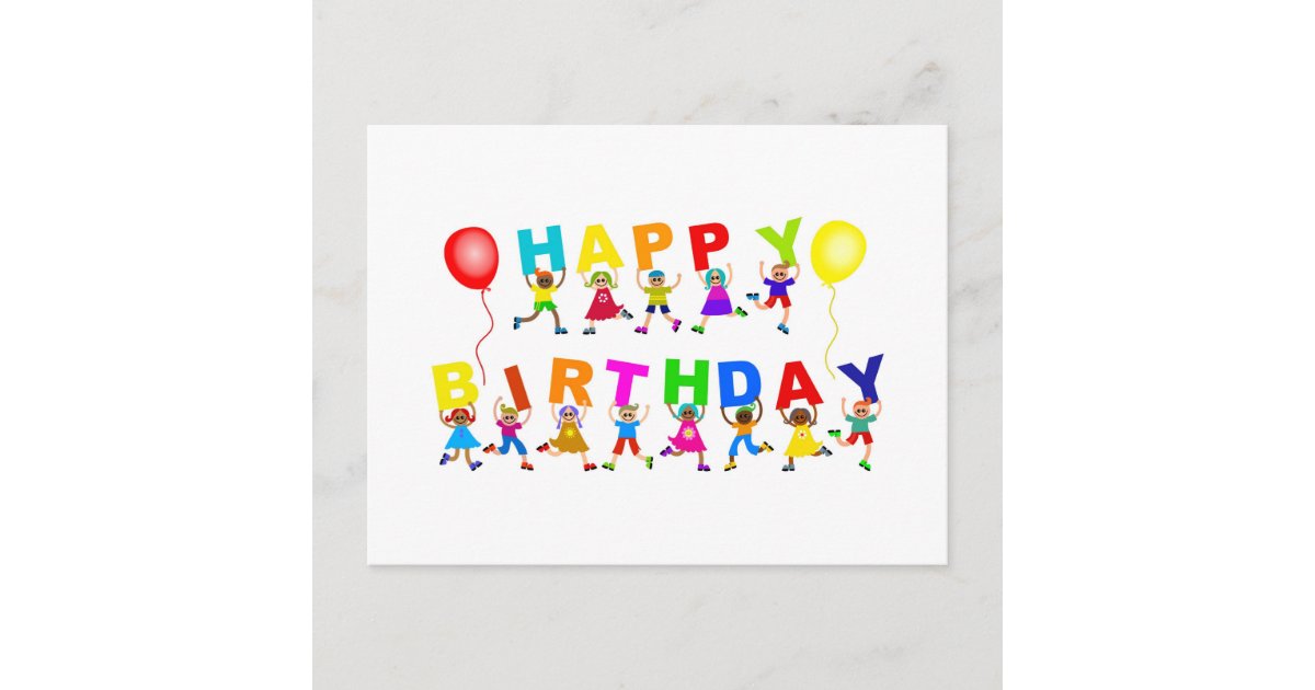 Happy Birthday Postcard | Zazzle.com