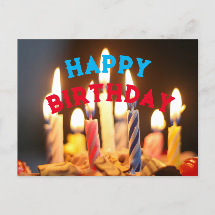 Happy Birthday Postcard | Zazzle