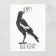 Happy Birthday postcard with Australian magpie | Zazzle