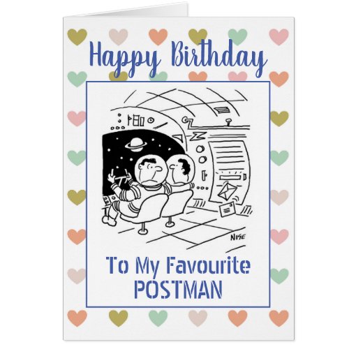 Happy Birthday Postman | Zazzle