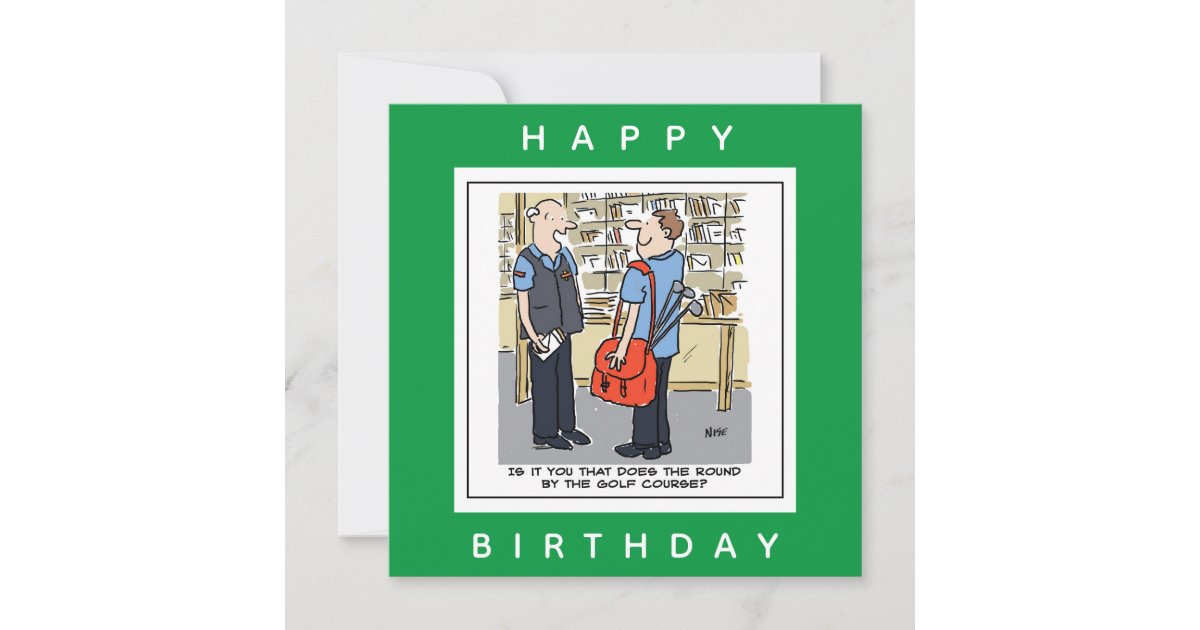 Happy Birthday Postman Card | Zazzle