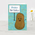 Happy Birthday Potato Card | Zazzle