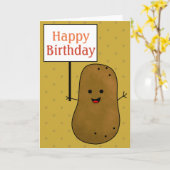 Happy Birthday Potato Card | Zazzle