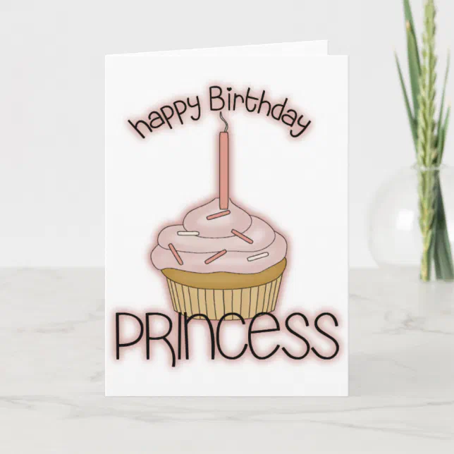 Happy Birthday Princess Card | Zazzle