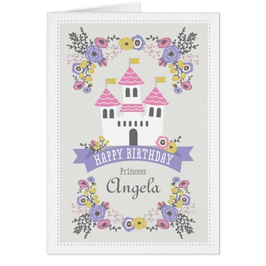 Happy Birthday Princess Greeting Card | Zazzle.com