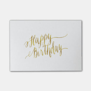 Happy Birthday Post-it Notes | Zazzle