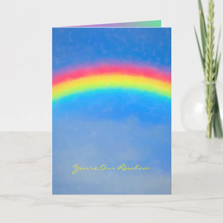 Happy Birthday Rainbow Card | Zazzle