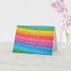 Happy Birthday Rainbow Stripes Birthday Card | Zazzle