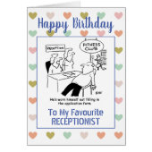 Happy Birthday Receptionist | Zazzle