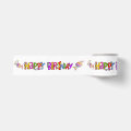Happy Birthday Ribbon, Friends Family Surprise Gro Grosgrain Ribbon ...