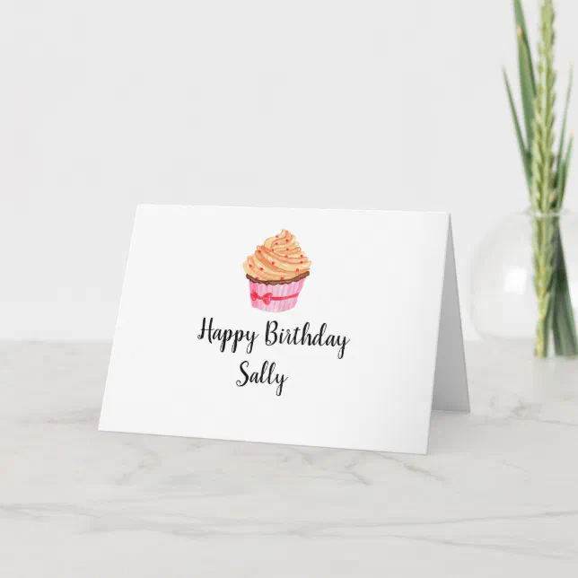 Happy Birthday Sally Card | Zazzle