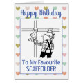 Happy Birthday Scaffolder | Zazzle