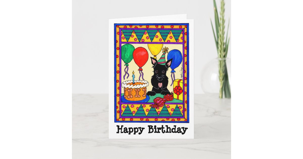Happy Birthday Scot Card | Zazzle