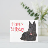 Happy Birthday Scottish Terrier Puppy Postcard | Zazzle