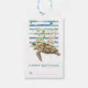 Happy Birthday, Sea Turtle Seashore Gift Tags | Zazzle