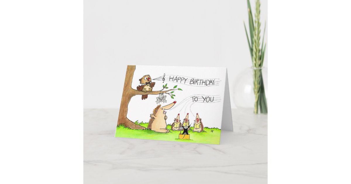 Happy Birthday Singers greeting Card | Zazzle