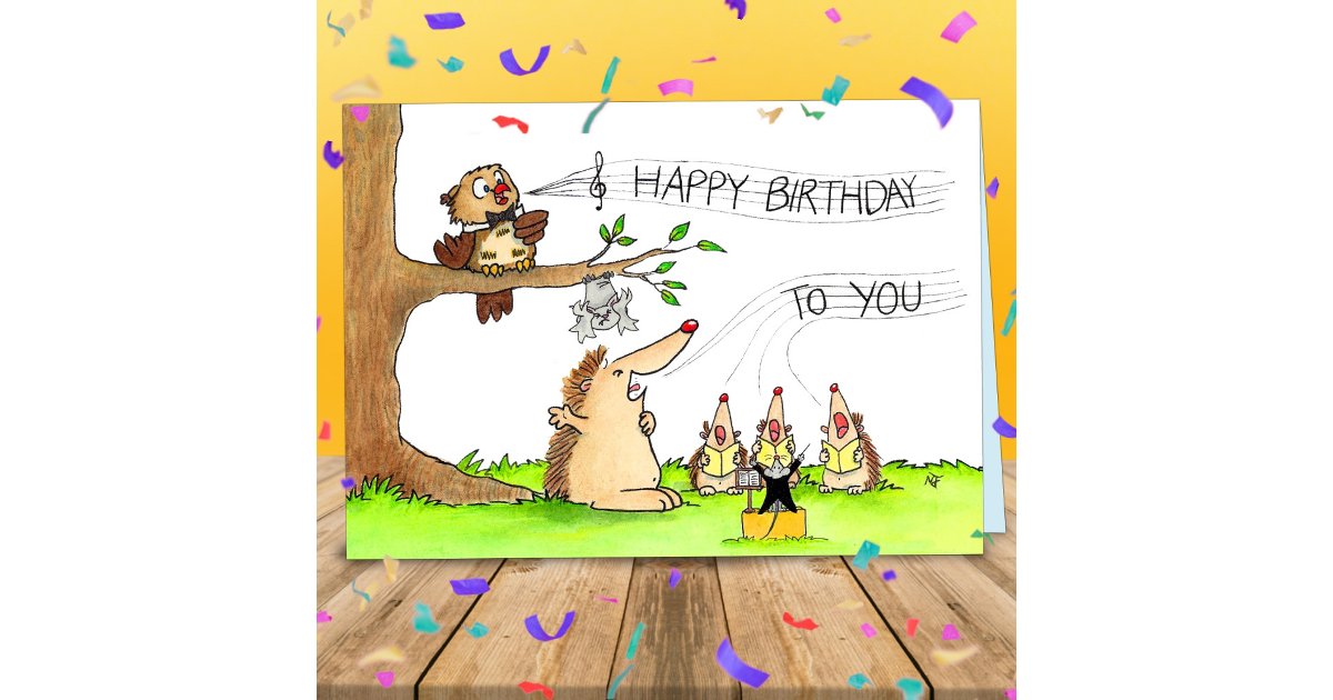 Happy Birthday Singers greeting Card | Zazzle