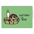 Happy Birthday Snake Card | Zazzle.com