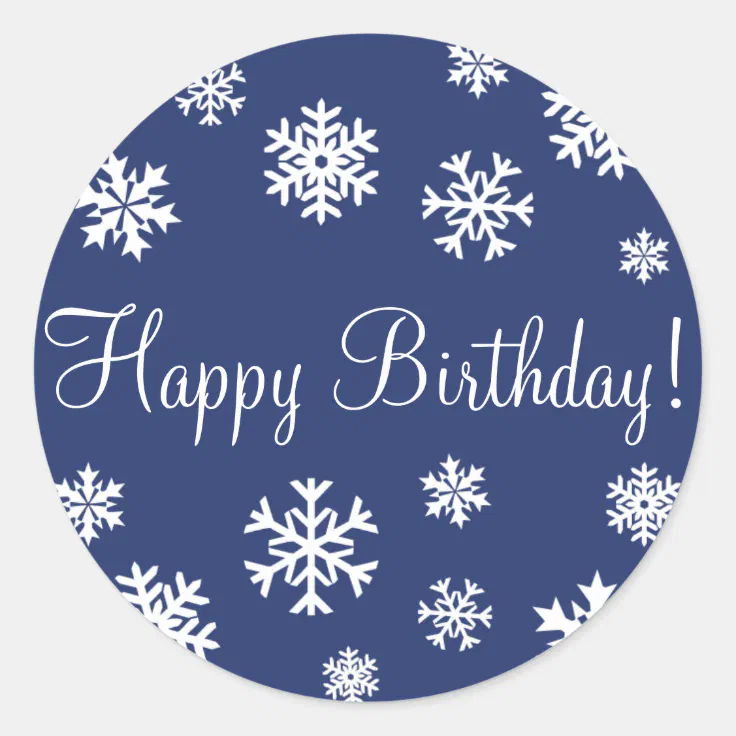 Happy Birthday Snowflake _ Happy Birthday With Snowflake – CBYIBF