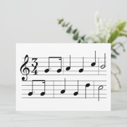 Happy Birthday Song Music Notes Sheet Music | Zazzle
