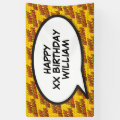 HAPPY BIRTHDAY Speech Bubble Comic Book Banner | Zazzle