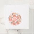 Happy Birthday - Spring Peach Flowers Garden Favor Tags | Zazzle