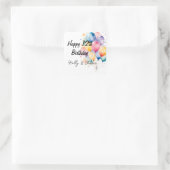 Happy Birthday Square Sticker | Zazzle