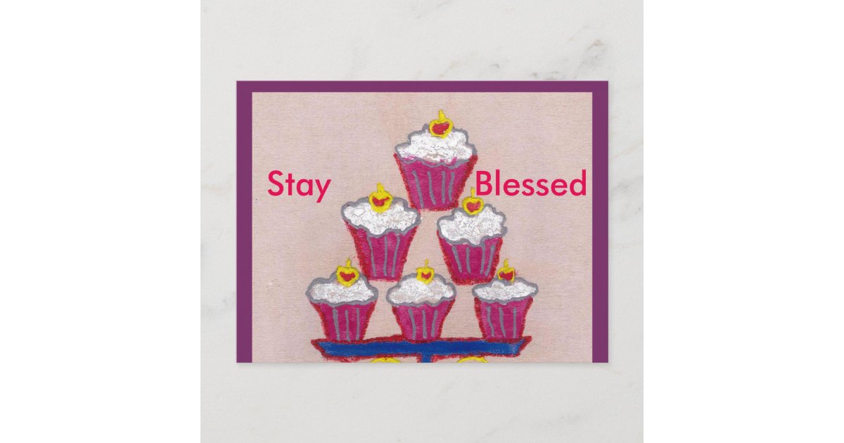 Happy Birthday Stay Blessed Postcard | Zazzle
