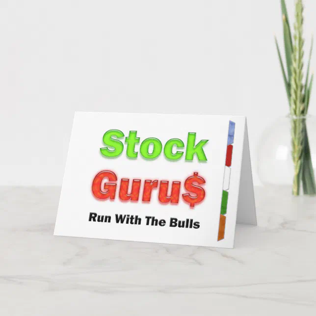 Happy Birthday Stock Trader Financial Services Card | Zazzle
