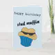 Happy Birthday Stud Muffin Card For Him | Zazzle