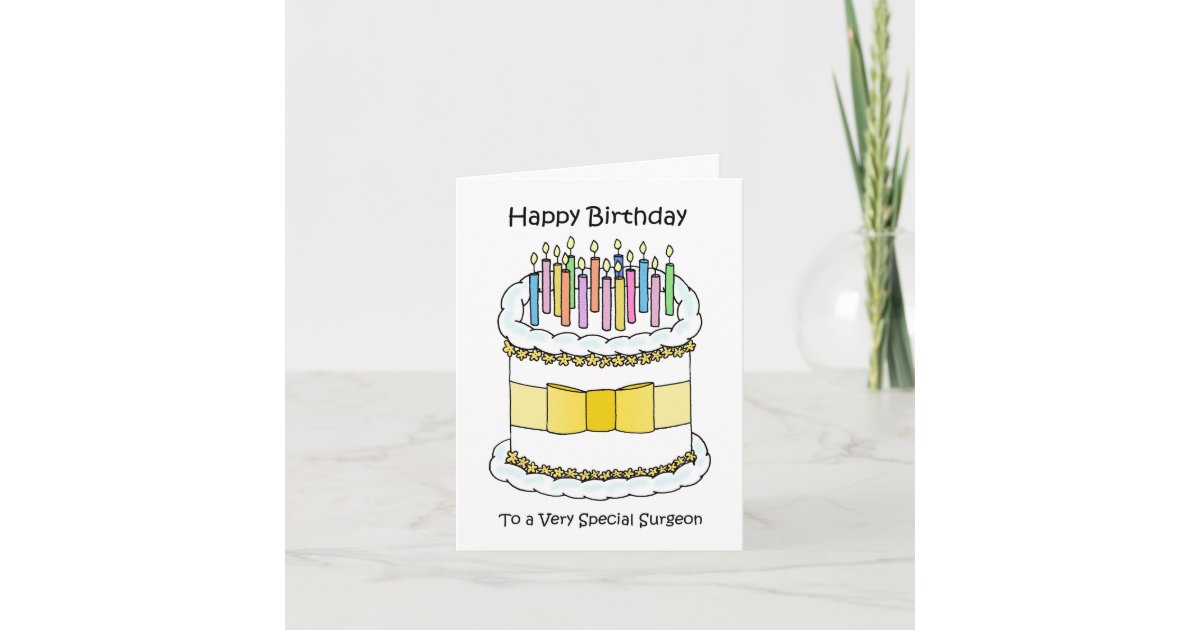 Happy Birthday Surgeon Card | Zazzle