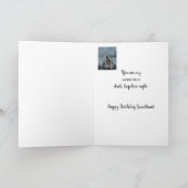 Happy Birthday Sweetheart Howling Wolf Moon Quote Card | Zazzle