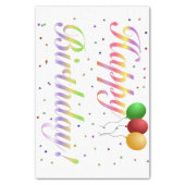 Happy Birthday Tissue Paper | Zazzle