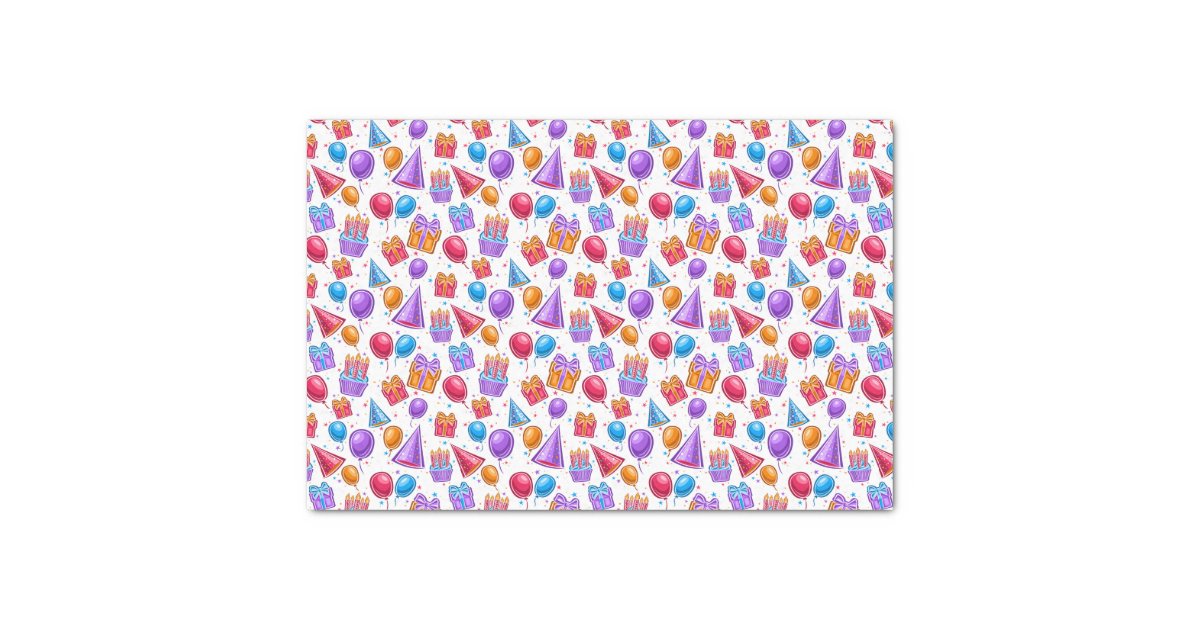 Happy Birthday Tissue Paper | Zazzle