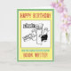 Happy Birthday to a Book Writer Card | Zazzle