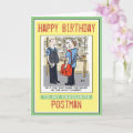 Happy Birthday to a Postman Card | Zazzle