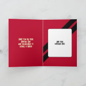 Happy Birthday to a special nephew red black Card | Zazzle