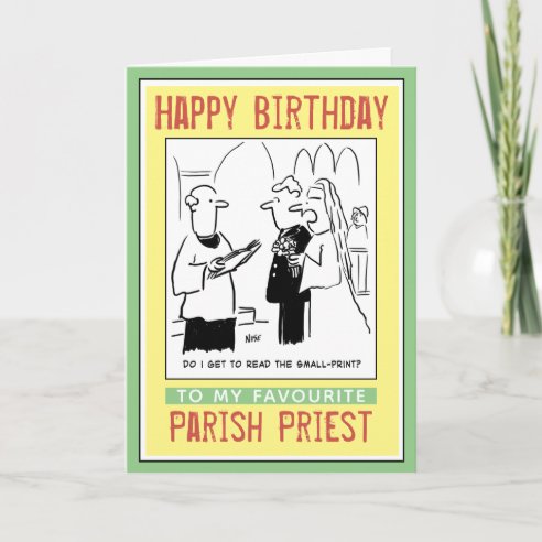 Pastor Funny Cards | Zazzle