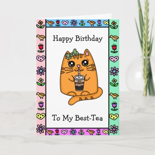 Happy Birthday to my Bestie Card | Zazzle.com