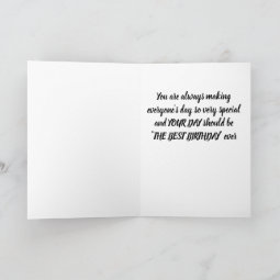 HAPPY *BIRTHDAY* TO MY *FAVORITE CHEF* HOLIDAY CARD | Zazzle